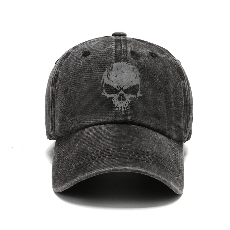Grumpy Old Man in Training Skull Vintage Cap