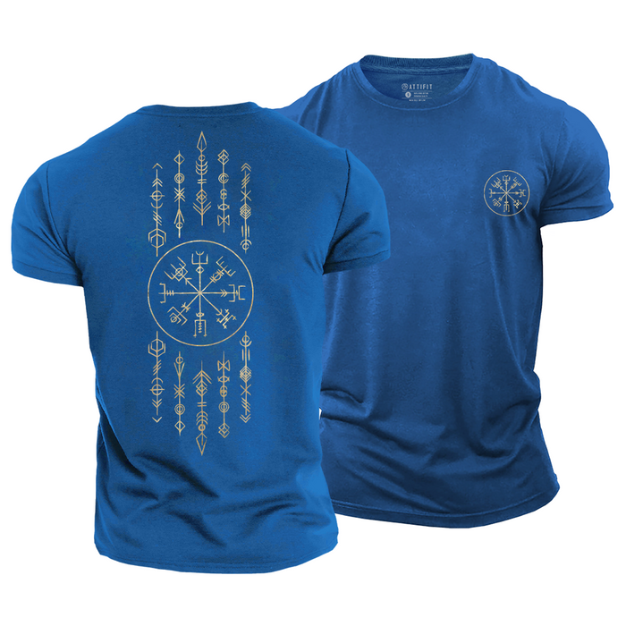 Viking Compass Cotton T-Shirt