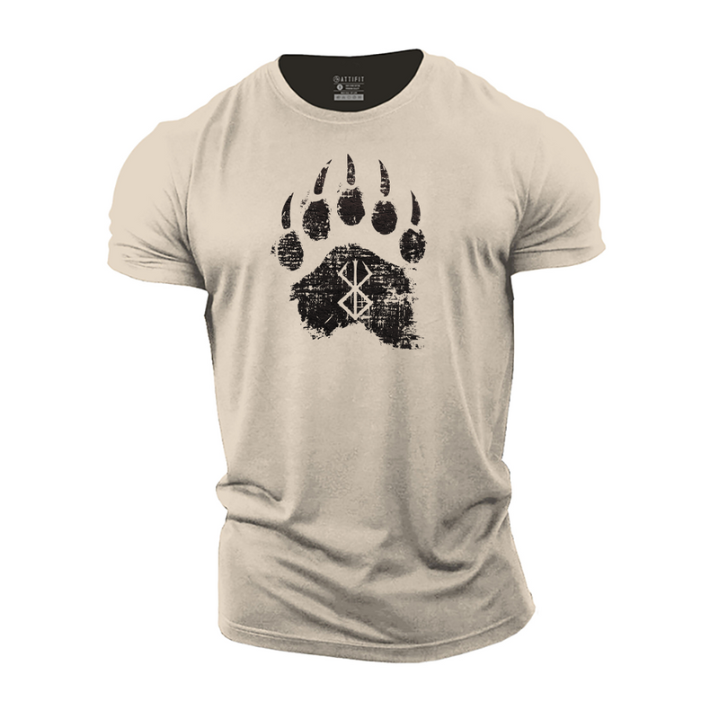 Bears Paw Rune Cotton T-Shirt