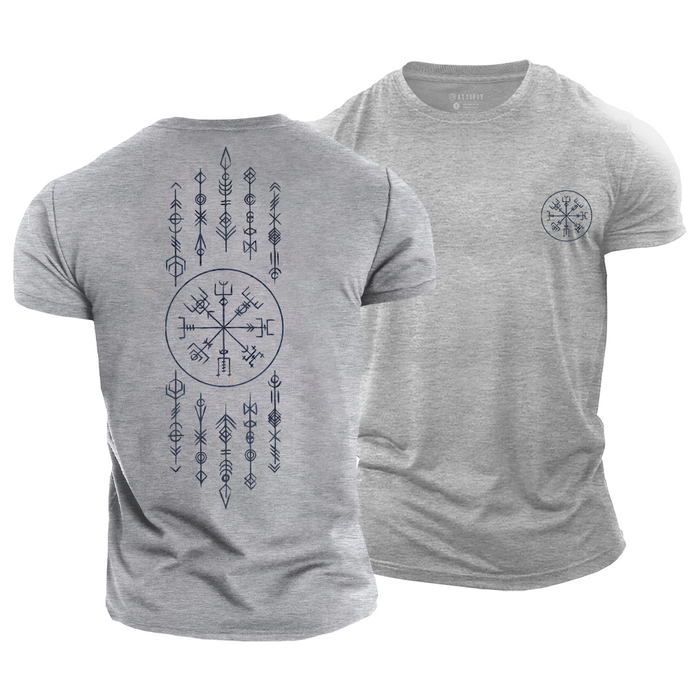 Viking Compass Cotton T-Shirt